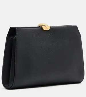 Nour Hammour Lou Leather Clutch