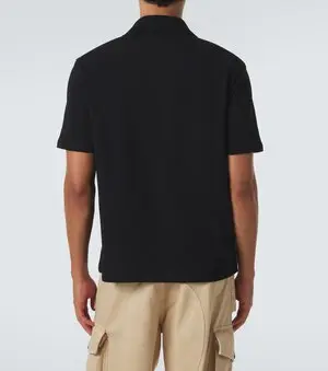 Loewe Double L Cotton Pique Polo Shirt