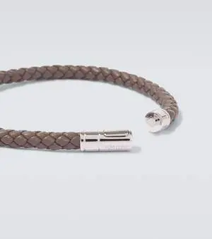 TOM FORD Braided Leather Bracelet