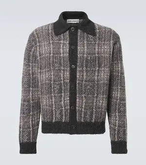 Our Legacy Our Legacy Evening Wool And Cashmere-Blend Cardigan Grey