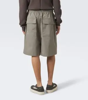 Rick Owens Faun Faille Bermuda Shorts - Grey
