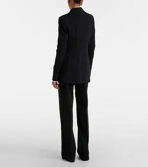 Sportmax Belted Crêpe Straight Pants