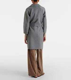 Max Mara Virgin Wool Wrap Coat