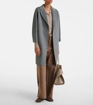 Max Mara Virgin Wool Wrap Coat