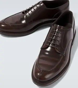 Brunello Cucinelli Leather Derby Shoes