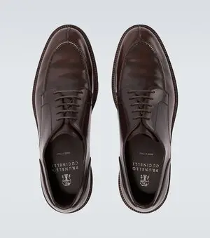 Brunello Cucinelli Leather Derby Shoes