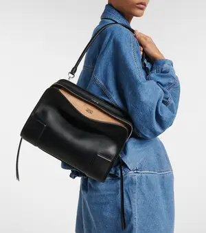Loewe Amazona 180 Medium Top Handle Bag - Black