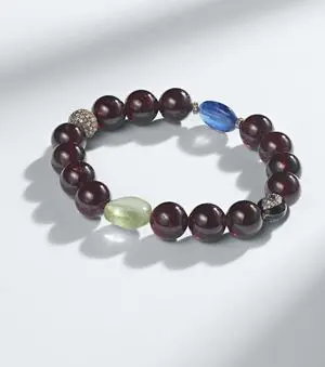 Ileana Makri Sterling Silver Gemstone Bracelet