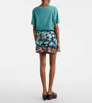 Dries Van Noten Printed Wrap Skirt