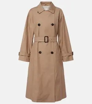 Max Mara Cotton-blend Trench Coat