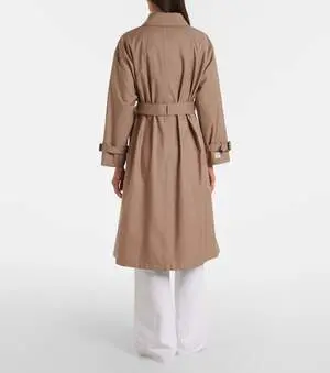 Max Mara Cotton-blend Trench Coat