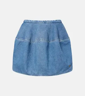 Loewe Double L Denim Miniskirt