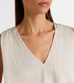 Velvet By Graham & Spencer Renna Linen Top