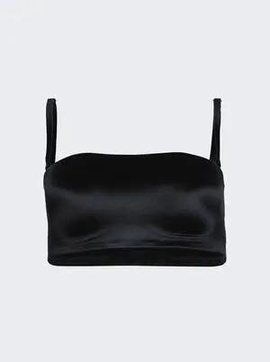 NIKESKIMS Shine Bandeau Bra Obsidian