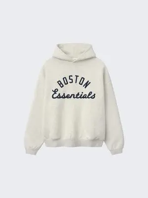 Fear Of God Red Sox Sport Hoodie Oatmeal Heather With Light Heather Rib - Beige
