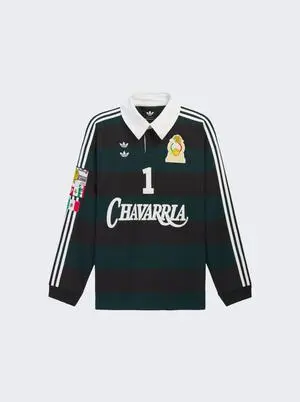 Adidas X Willy Chavarria Long Sleeve Rugby Shirt Mexico - Green