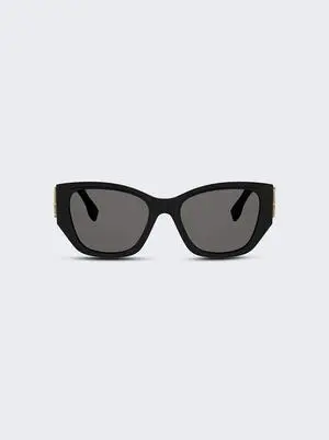 Fendi Ff Diamonds Cat Eye Sunglasses - Black