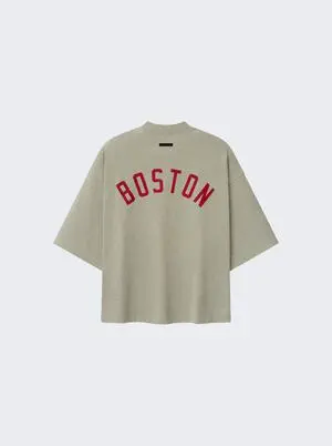Fear Of God Red Sox Merch Tee Seal Heather