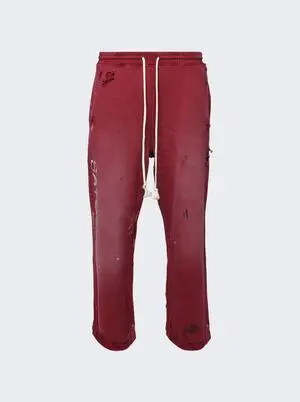 SATOSHI NAKAMOTO Luke Fleece Sweat Burgundy - Red