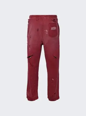 SATOSHI NAKAMOTO Luke Fleece Sweat Burgundy