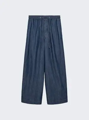 Loewe Drawstring Trousers Denim - Blue
