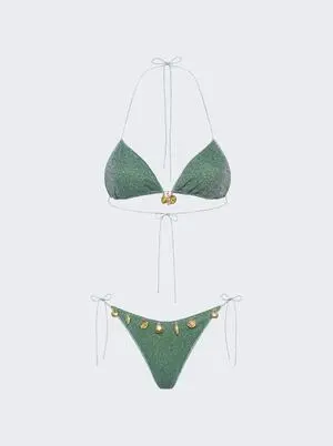 OSÃ©REE Lumiere Charm Two Piece Aqua - Blue
