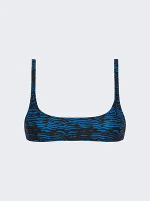 TROPIC OF C Skinny Bralette Aegean Zebra - Multi
