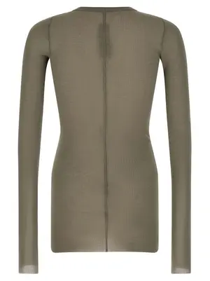 Rick Owens Crew Neck Long-sleeved T-shirt