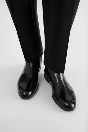 JIL SANDER Leather Ankle Boots