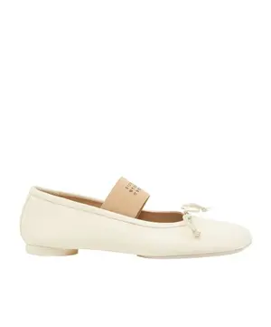 MAISON MARGIELA Anatomic Numeric-strap Ballet Flats