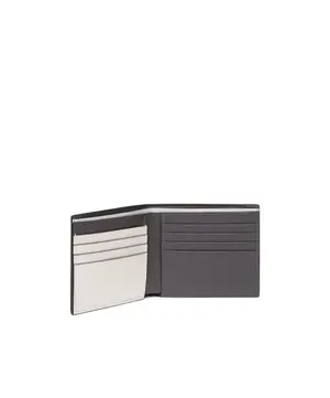 Fendi Shadow Ff Lettering Bi-fold Wallet