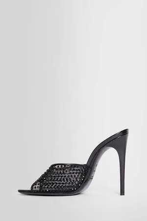 Saint Laurent Embellished Pointed Toe High Heel Sandals