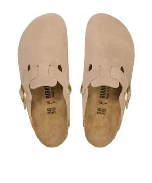 BIRKENSTOCK Boston Buckled Flat Mules
