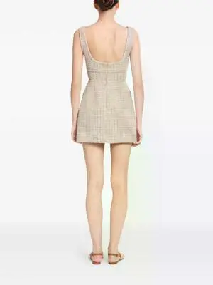 Elie Saab Sequin-embellished Tweed Dress