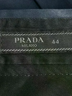 Prada Gabardine-weave Cotton Chino Trousers