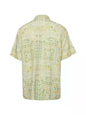 Kith Thompson Paisley-print Silk Shirt - Neutrals