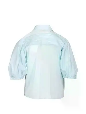 Ulla Johnson Cordelia Pintuck Puff-sleeve Blouse