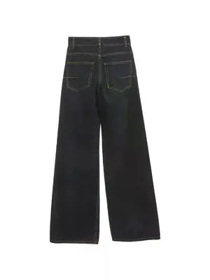 Dior High-rise Wide-leg Jeans - Blue