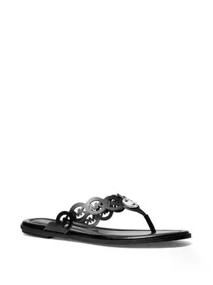 Michael Kors Janie Logo-plaque Flat Sandals