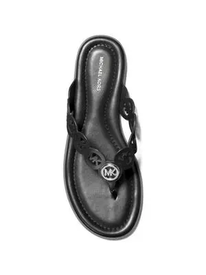Michael Kors Janie Logo-plaque Flat Sandals