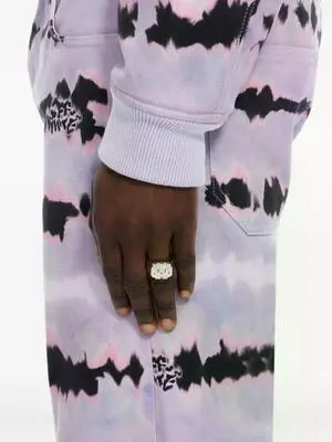 Off-White Bling Strass Arrow Signet Ring - Silver