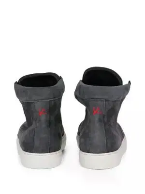 Isaia Suede High-top Sneakers