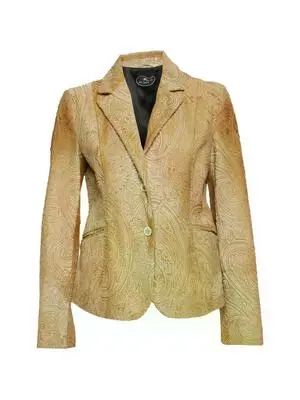 Etro Paisley Textured Blazer - Neutrals