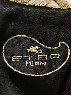Etro Paisley Textured Blazer