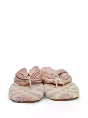 Burberry Check Print Open-toe Sandals - Pink