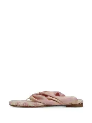 Burberry Check Print Open-toe Sandals