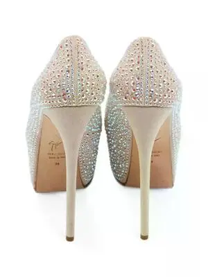 GIUSEPPE ZANOTTI Crystal Embellished Platform Pumps