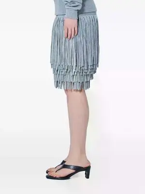 ABRA Layered Fringe Skirt