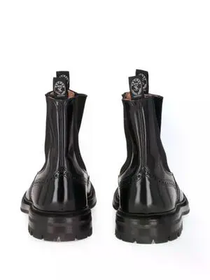 Todd Snyder Brogue Detail Leather Chelsea Boots