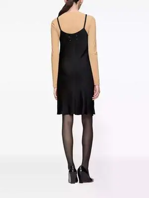 MAISON MARGIELA Satin Bias-cut Slip Mini Dress